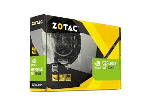 ZOTAC GeForce GT 1030 2GB GDDR5 64-bit PCIe 3.0 DirectX 12 HDCP Ready Low Profile Video Card ZT-P10300A-10L
