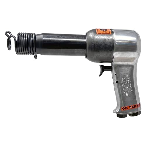 Chicago Pneumatic CP717 - Air Hammer, Welding Equipment Tool, Construction, Heavy Duty, 0.498 Inch (12.7mm), Round Shank, Stroke 2.68 in / 68 mm, Bore Diameter 0.75 in / 19 mm - 1800 Blow Per Minute