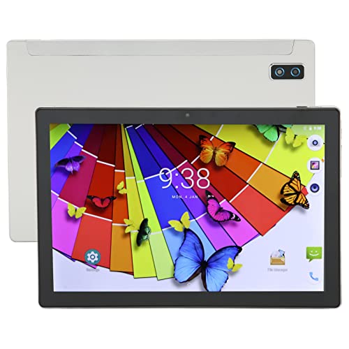 BUUA 10.1in Tablet, 8GB RAM 256GB ROM 100 to 240V 5G WiFi Octa Core Gaming Tablet for Office (US Plug)