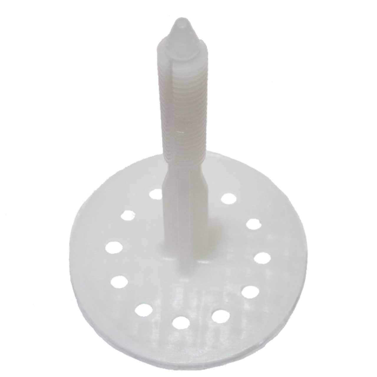 Trufast Heavy-Duty Plastic Insulation Masonry Fasteners - Durable Anchors for Securely Mounting on Brick, Concrete, and Stone Walls - Ideal for Home and Commercial Use (250, 3-1/2")