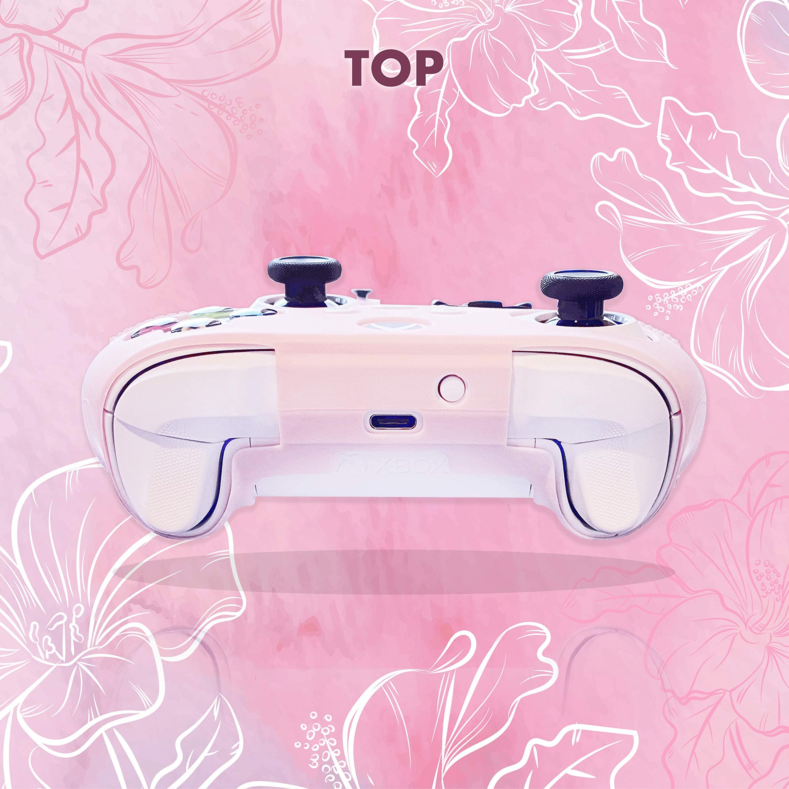 BelugaDesign Pastel Skin Cover for Wireless Controller | Soft Sleeve Shell Case with Textured Grip | Compatible with Xbox Series X/S and Xbox One (Light Pink)