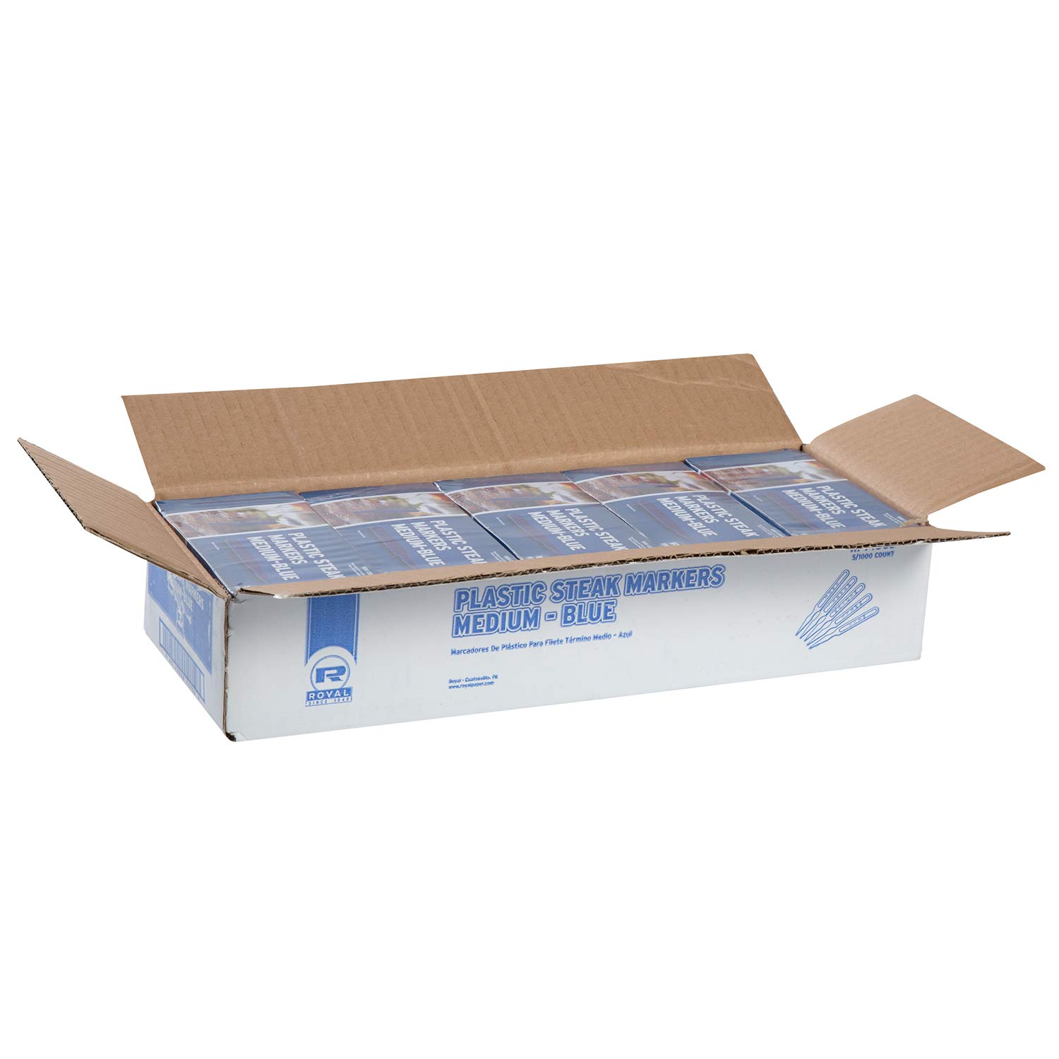 Royal Medium Steak Marker-Blue, Case of 5000