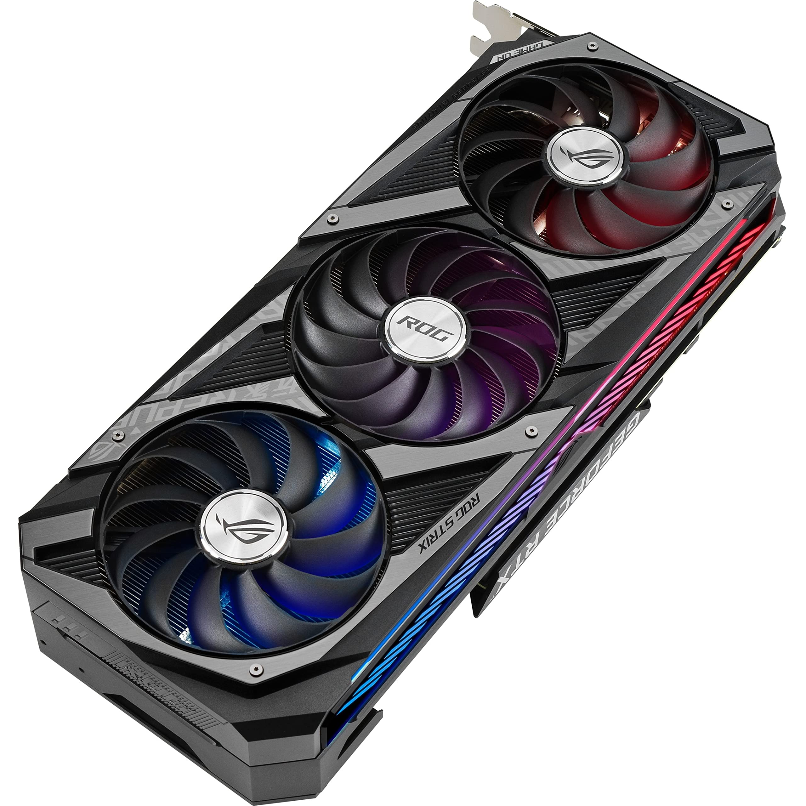 ASUS ROG Strix NVIDIA GeForce RTX 3070 V2 OC Edition Gaming Graphics Card (PCIe 4.0, 8GB GDDR6, LHR, HDMI 2.1, DisplayPort 1.4a, Axial-tech Fan Design, 2.9-Slot, Super Alloy Power II, GPU Tweak II)