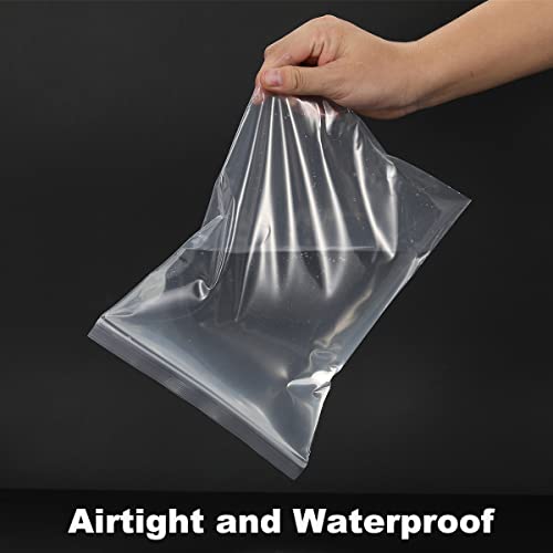 Foopama 200PCS 1" x 1" 4Mil Small Clear Zip Bags, Reclosable Mini Zip Plastic Baggies Heavy Duty Lock Poly Bag For Jewelry Pill Beads Coin Thick Zipper