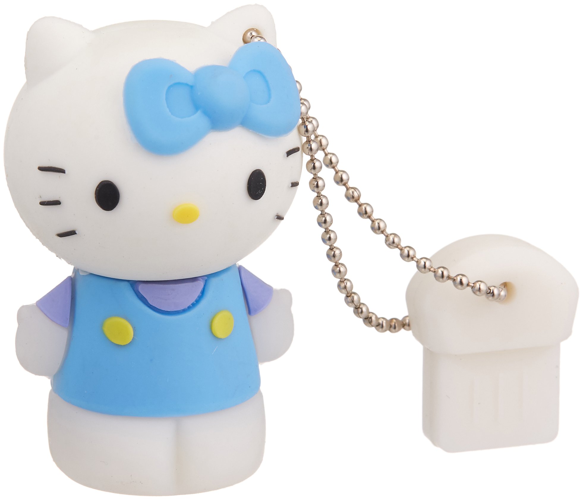 USB 8GB Blue Hello Kitty Flash Drive Memory Stick Keychain + Gift Box