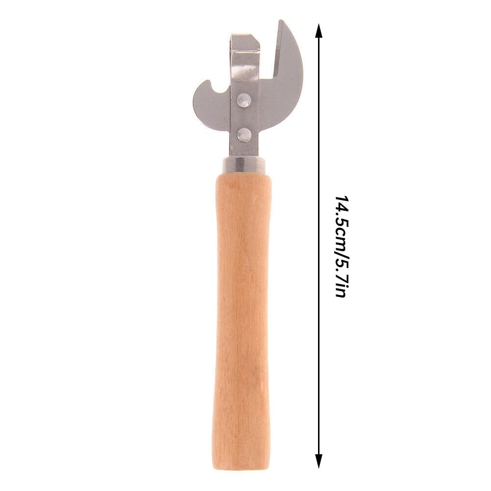 Boddenly Kitchen Manual Can Opener Outdoors Picnic Jar Bottle Openers Side Cut Can Antique Wine Opener (As shown, One Size)