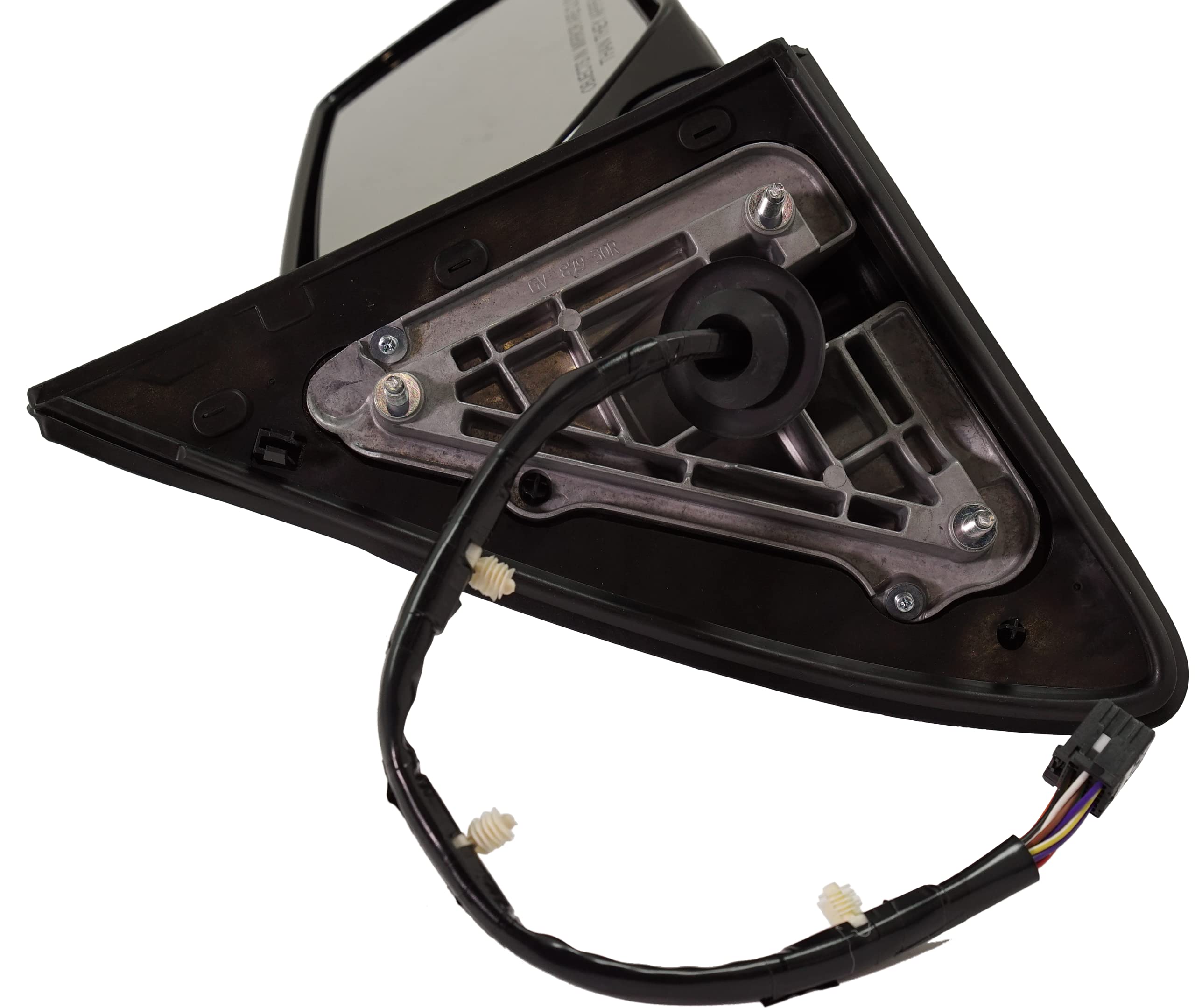 Kool Vue Right Power Heated Mirror for Chevrolet Tahoe Suburban 2015-2020 Power Fold With Signal Light, Memory & Puddle Lamp; Without Blind Spot Monitor & Auto-Dimming Chrome w/o Object Sensor