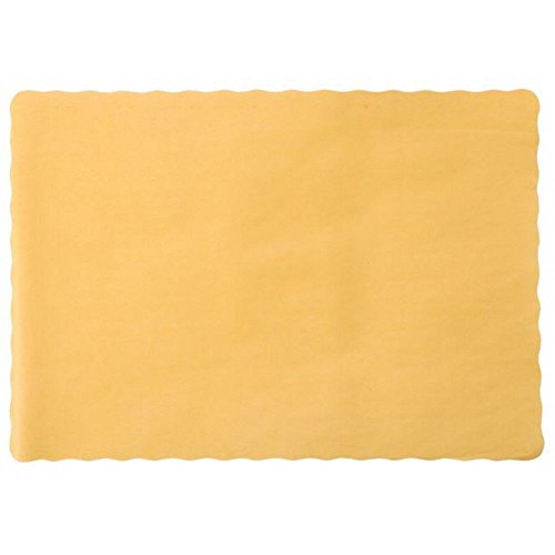 amscan Gold Paper Placemats| Party Supply, 10" x 14", Gold, Pack of 50