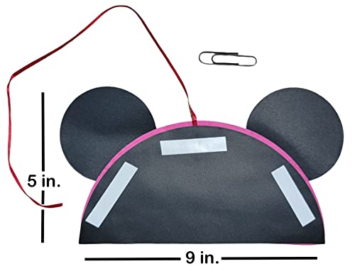 Mickey Birthday Party Decorations - Mickey Inspired Honeycomb Hanging Mouse Ears - Cartoon Mouse Birthday Decorations - 6 Mickey Honeycomb Balls by Jolly Jon (Honeycomb Only)