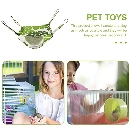 Chinchilla Accessory Ferret Hammock Hanging Guinea Pet for Pig Squirrel Sleeping Rat Swing Parrot Hamster Cage Suspending Animal Breathable Small Warm Comfortable Bed
