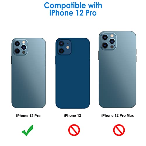 JETech Camera Lens Protector for iPhone 12 Pro 6.1-Inch, 9H Tempered Glass, HD Clear, Anti-Scratch, Case Friendly, Does Not Affect Night Shots, 3-Pack
