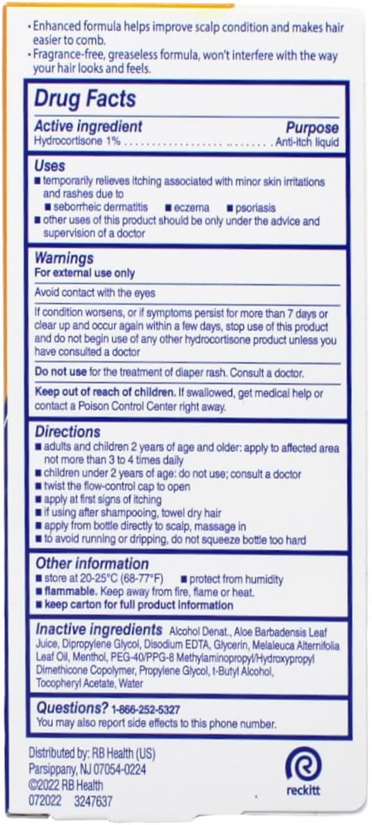 Scalpicin Scalp Itch Relief, 1.5 fl Oz. Maximum Strength (Pack of 6)