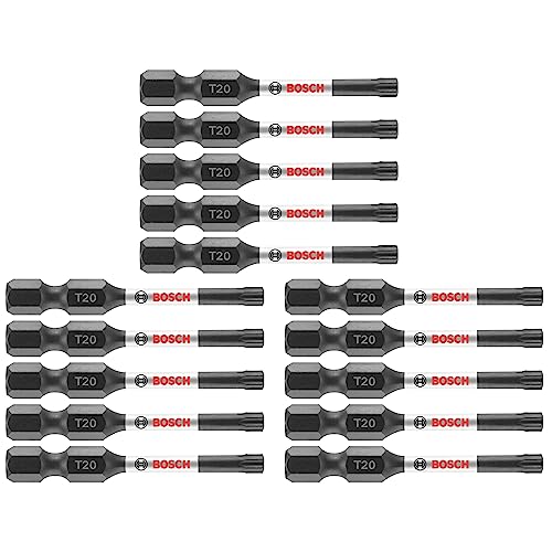 BOSCH ITT20202 2-Pack 2 In. Torx #20 Impact Tough Screwdriving Power Bits