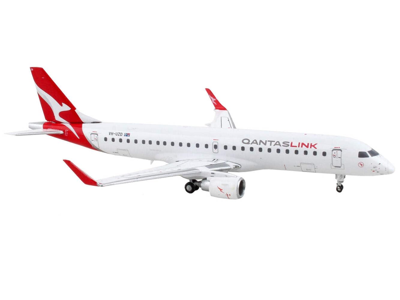 GeminiJets GJQFA2082 QantasLink Embraer 190AR VH-UZD; Scale 1:400