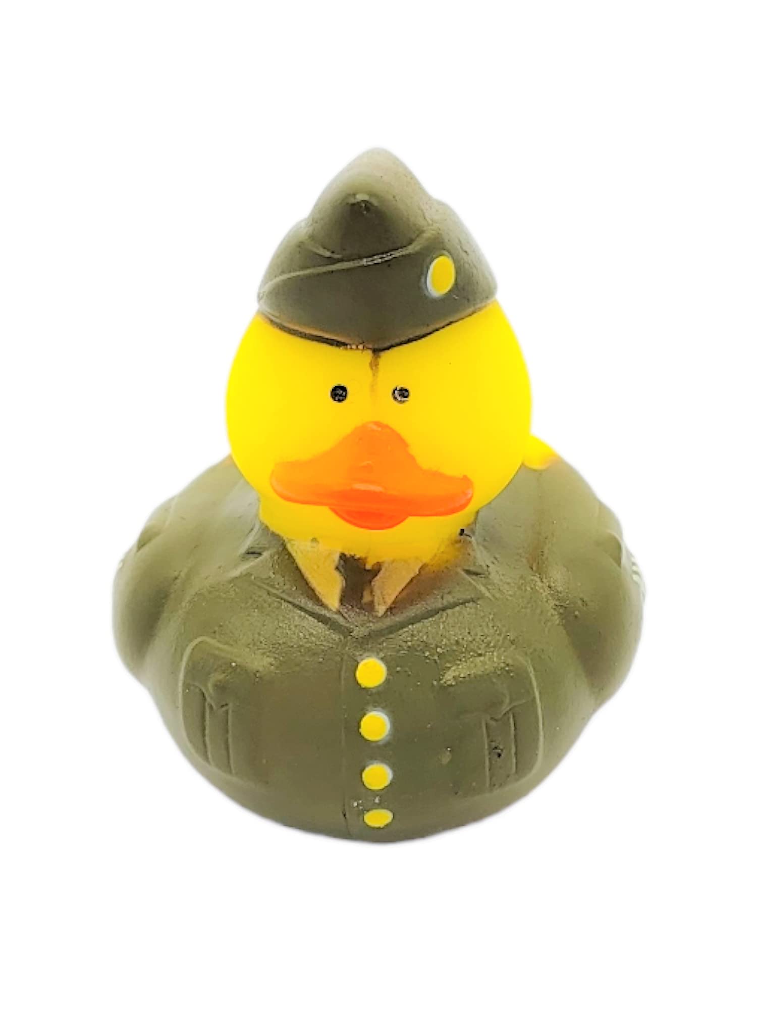 Cool Rubber Ducks (2") Standard Size. (12 Pack) Cute Duck Bath Tub Pool Toys. (Uniform Armed Forces Rubber Ducks)
