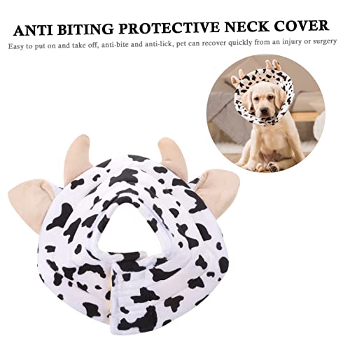 DOITOOL 3pcs Cat Collar Bite Pet Cone Pet Collar Wound Healing Cone Pet Elizabeth Collar Pet Protection Collar Pet Elizabethan Circle Collar for Puppy Pp Cotton White Cat Litter Small