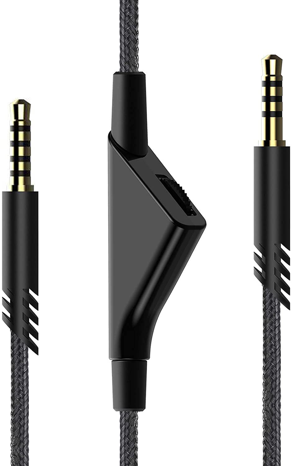 LecLooc Replacement for Astro A40 Cord, A10 Headset Cable Braided Wire, 6.5 Feet/2.0 M Volume Control Cable Compatible with Astro A40TR/A40/A10 Gaming Headsets Cord