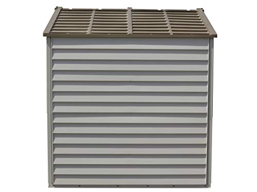 Duramax StoreMax 7 Ft. x 7 Ft. Vinyl Garden Storage Shed | Made of Fire Retardant PVC Resin