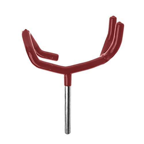 mic Stand Metal Microphone Support Holder Audio Easy Hood Stand Fixer for Rode Sure Mic, Microphone Stand (Color : Red)