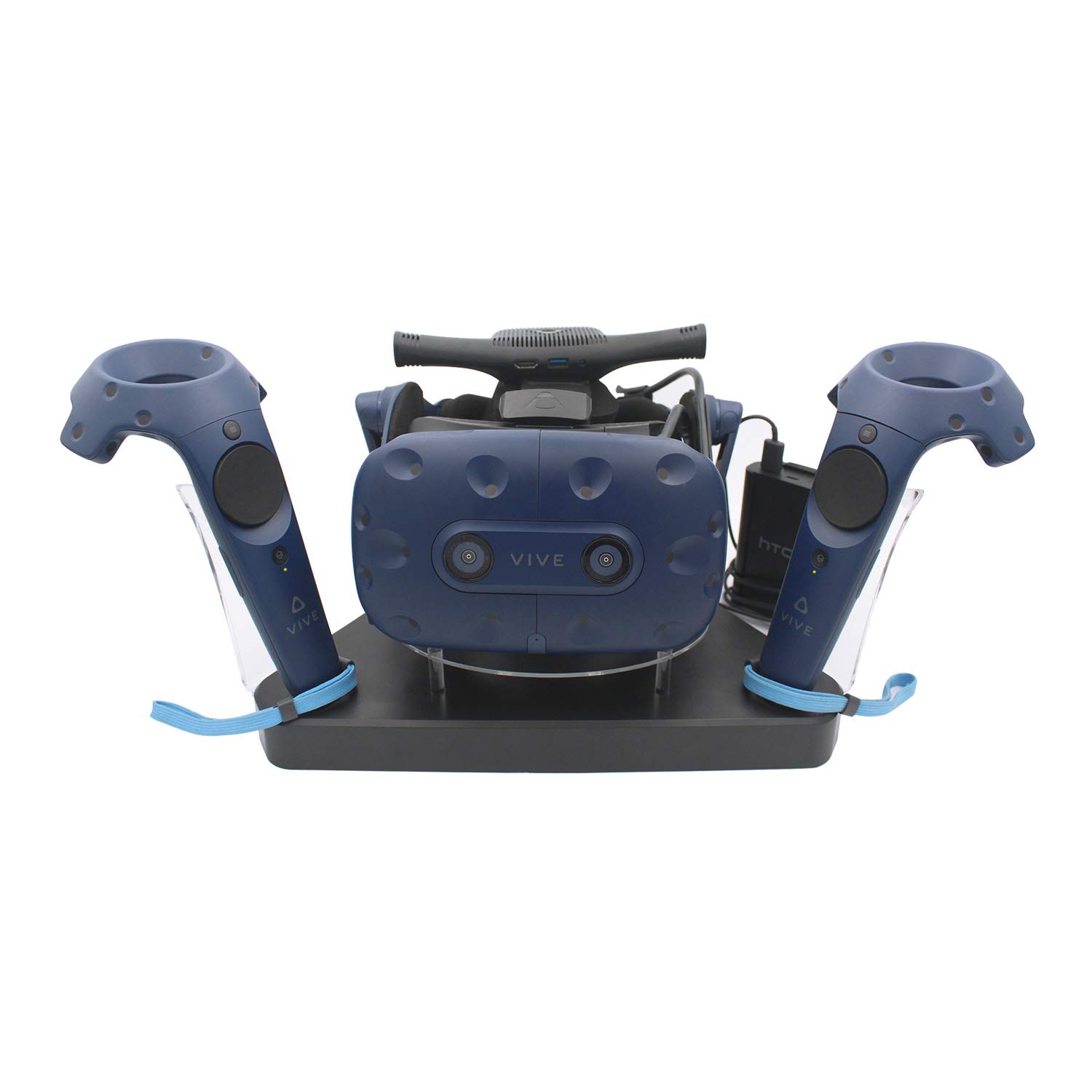 AMVR Dual Multifunction Contact Charging Station/Stand for HTC Vive or Pro Headset and Controller