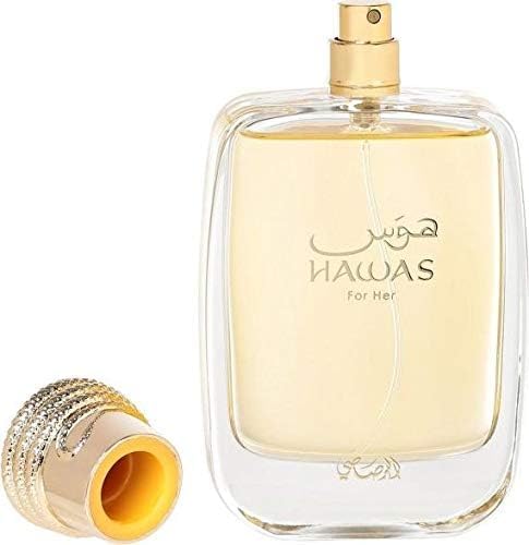 RASASI Hawas Eau de Parfum Spray for Women, 3.4 Ounce
