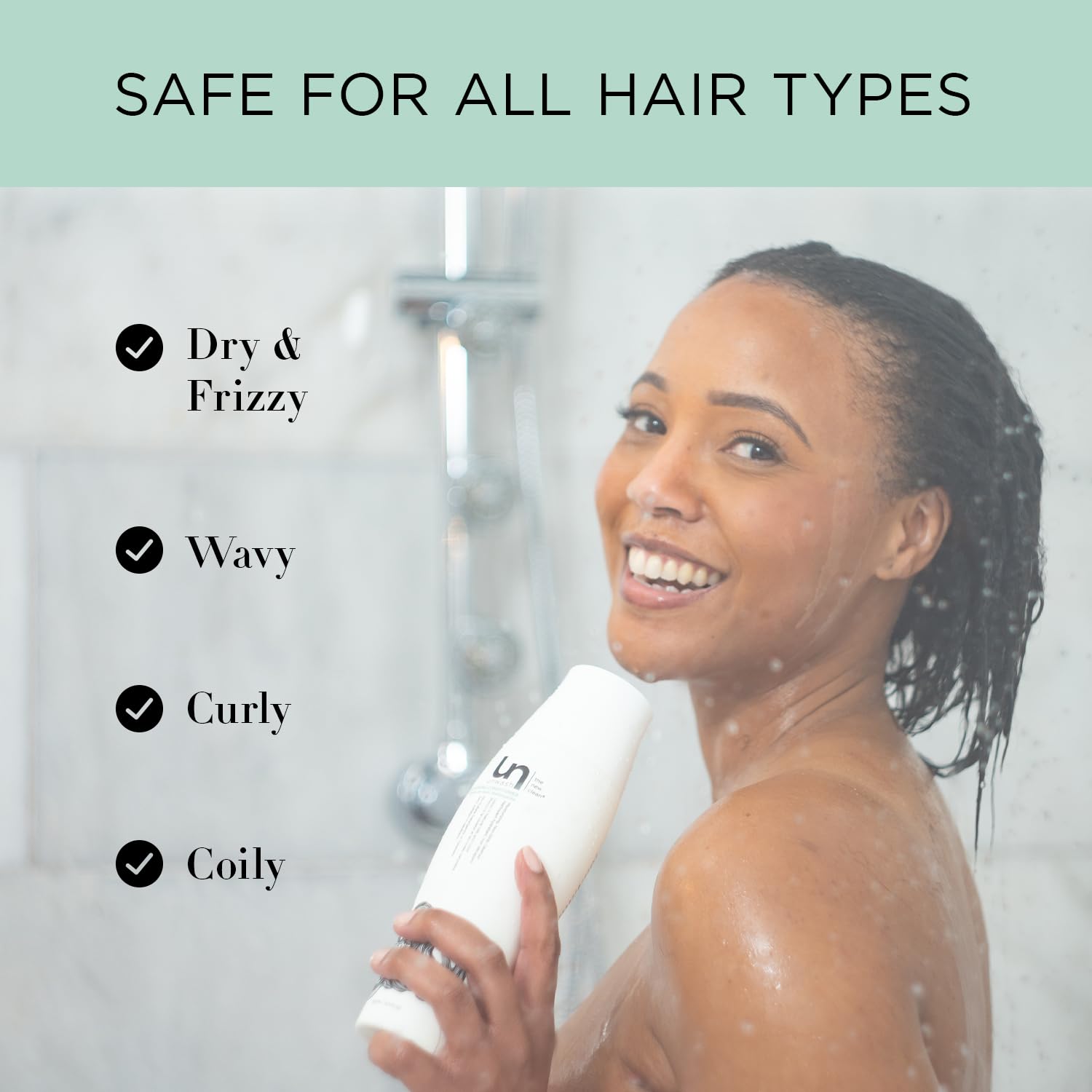 Unwash Bio-Cleansing Conditioner - Gentle, Hydrating Co-Wash Cleansing Conditioner, Sulfate & Paraben Free, for Curly, Coily & Dry Hair, 13.5 fl oz