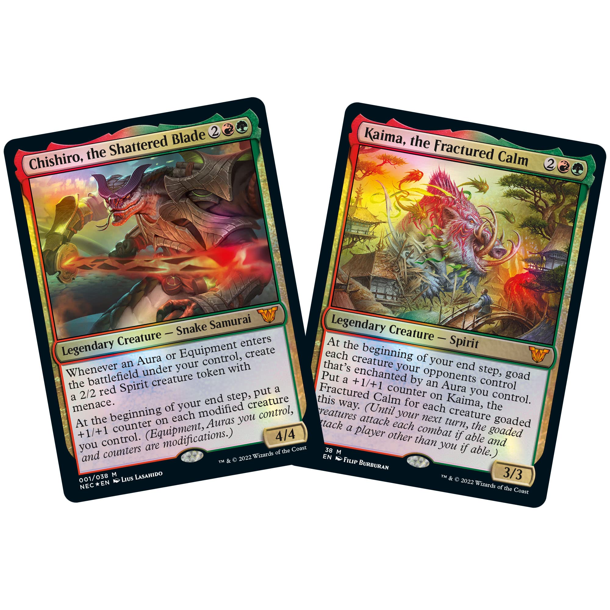 Magic: The Gathering Kamigawa: Neon Dynasty Commander Deck β Upgrades Unleashed (Red-Green) | Minimal Packaging Version