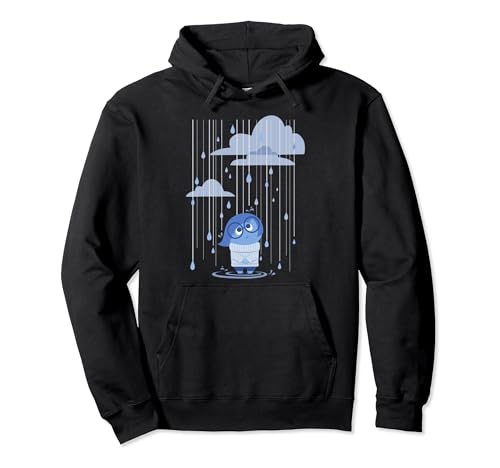 Disney Pixar Inside Out Sad Rain Graphic Hoodie Pullover Hoodie