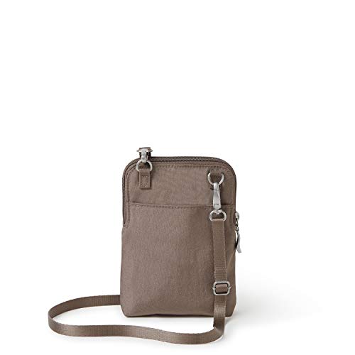 Baggallini Womens - Small Travel Bag With Blocking Sleeves Water-resistant Lightweight Mini Purse Take Two RFID Bryant Crossbody, Portobello Shimmer