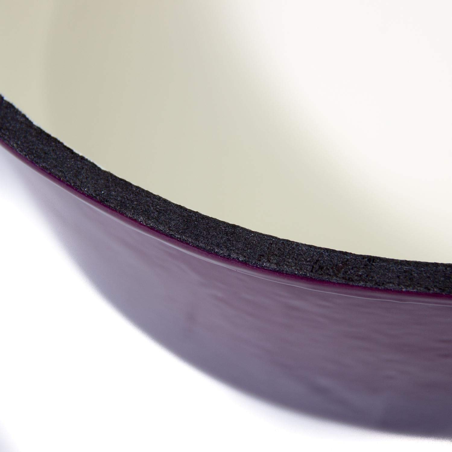 Cajun Classic 16-Quart Enamel Cast Iron Dutch Oven - Purple & Gold - GL10490PG
