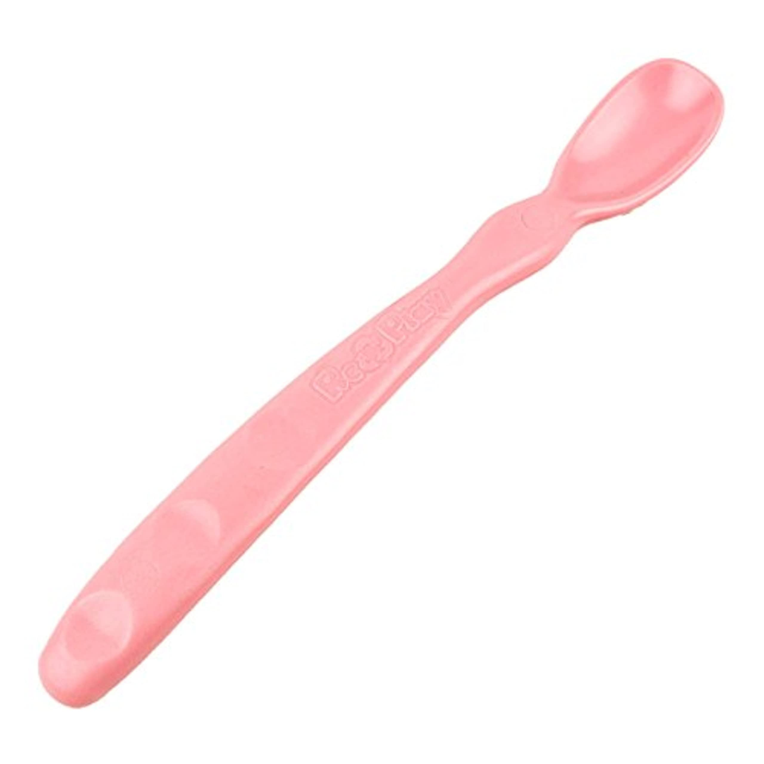 Re-Play Made in the USA 4 Pack Infant Spoons With Travel Case - Butterfly