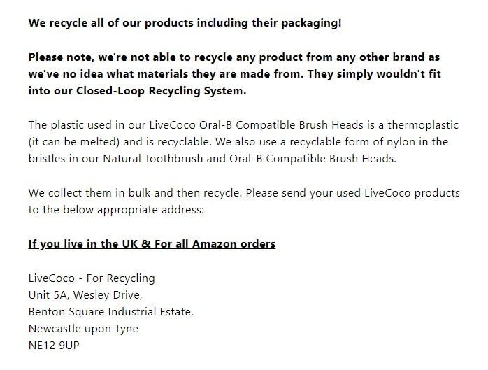 Recyclable Brush Heads, Oral-B Compatible Toothbrush Heads-Medium Bristles, Adult, Long-Lasting Bristles