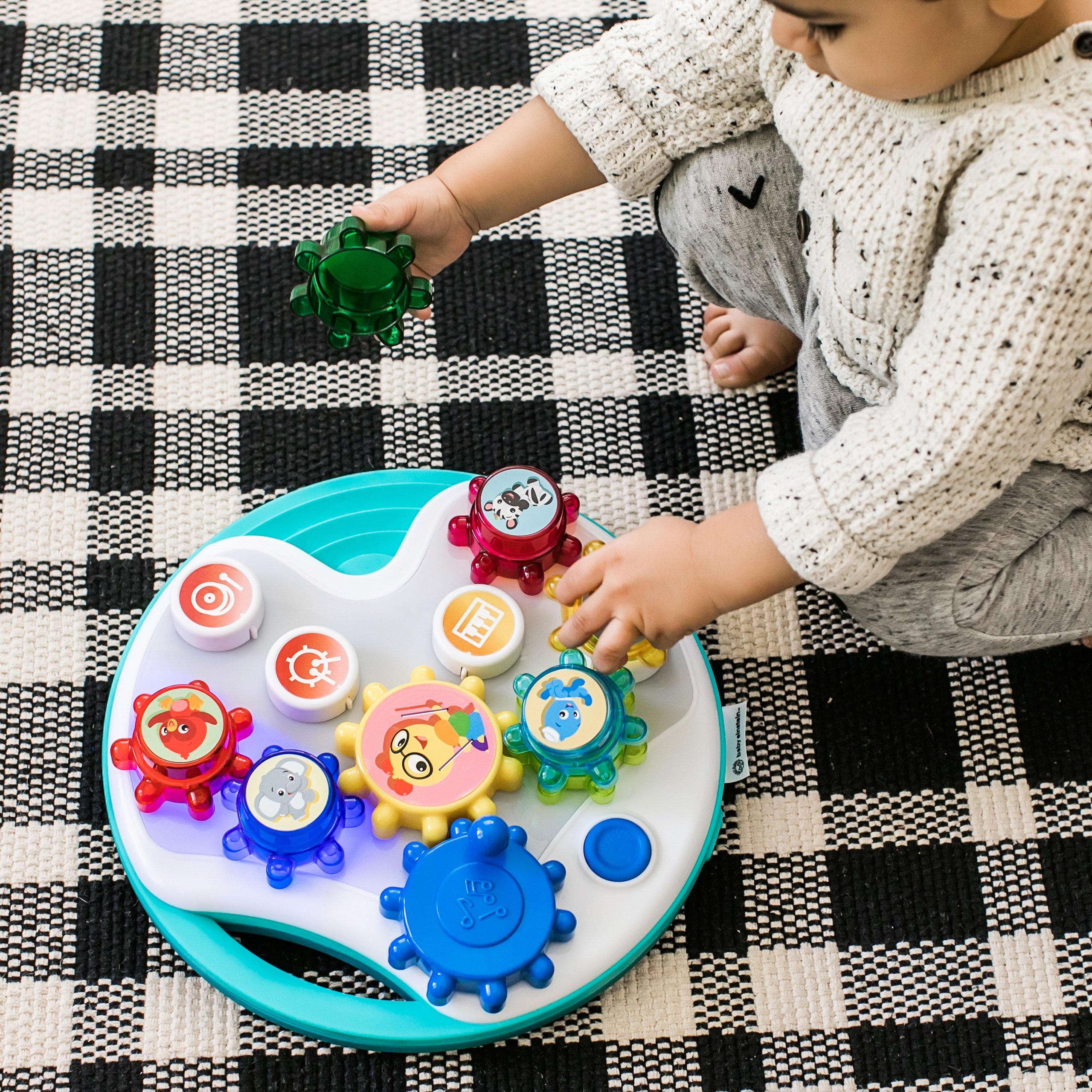 Baby Einstein Symphony Gears Musical Gear Toddler Toy with Lights and Melodies, Ages 12 months and up