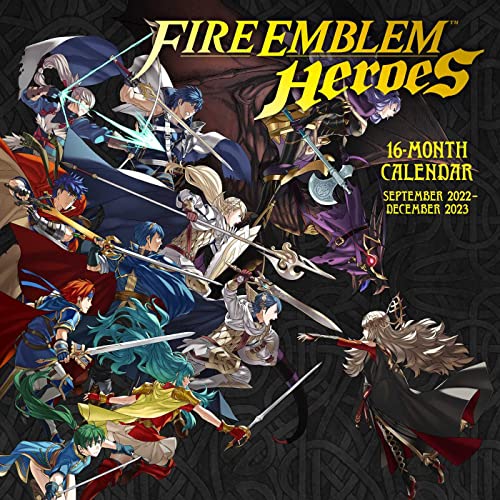 Fire Emblem 16-Month September 2022âDecember 2023 Wall Calendar