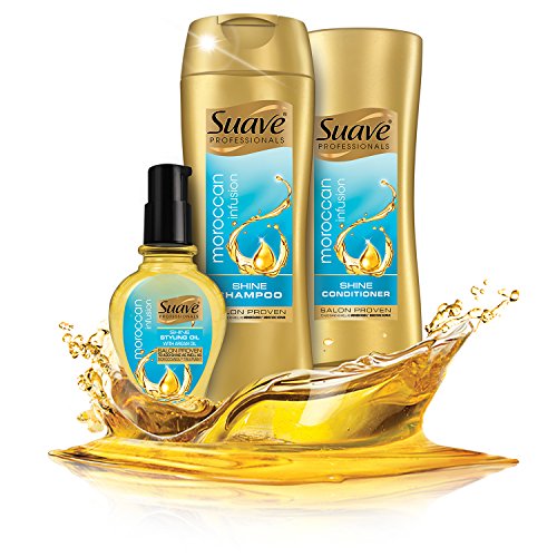 Suave Professionals Shine Conditioner, Moroccan Infusion, 12.6 Fl Oz (Pack of 1)