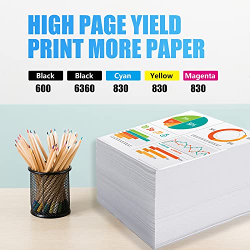 Miss Deer Compatible Ink Cartridge Replacement for Canon 280 281 PGI-280XXL CLI-281XXL Ink for PIXMA TR8520 TR7520 TS6120 TS6220 TS702 TS6100 TS6200 TS9520 TS6320 TS9521C Printer(3 Sets,5 Color)