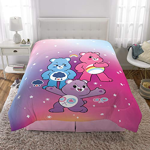 Franco Kids Bedding Super Soft Reversible Comforter, Twin/Full, Care Bears