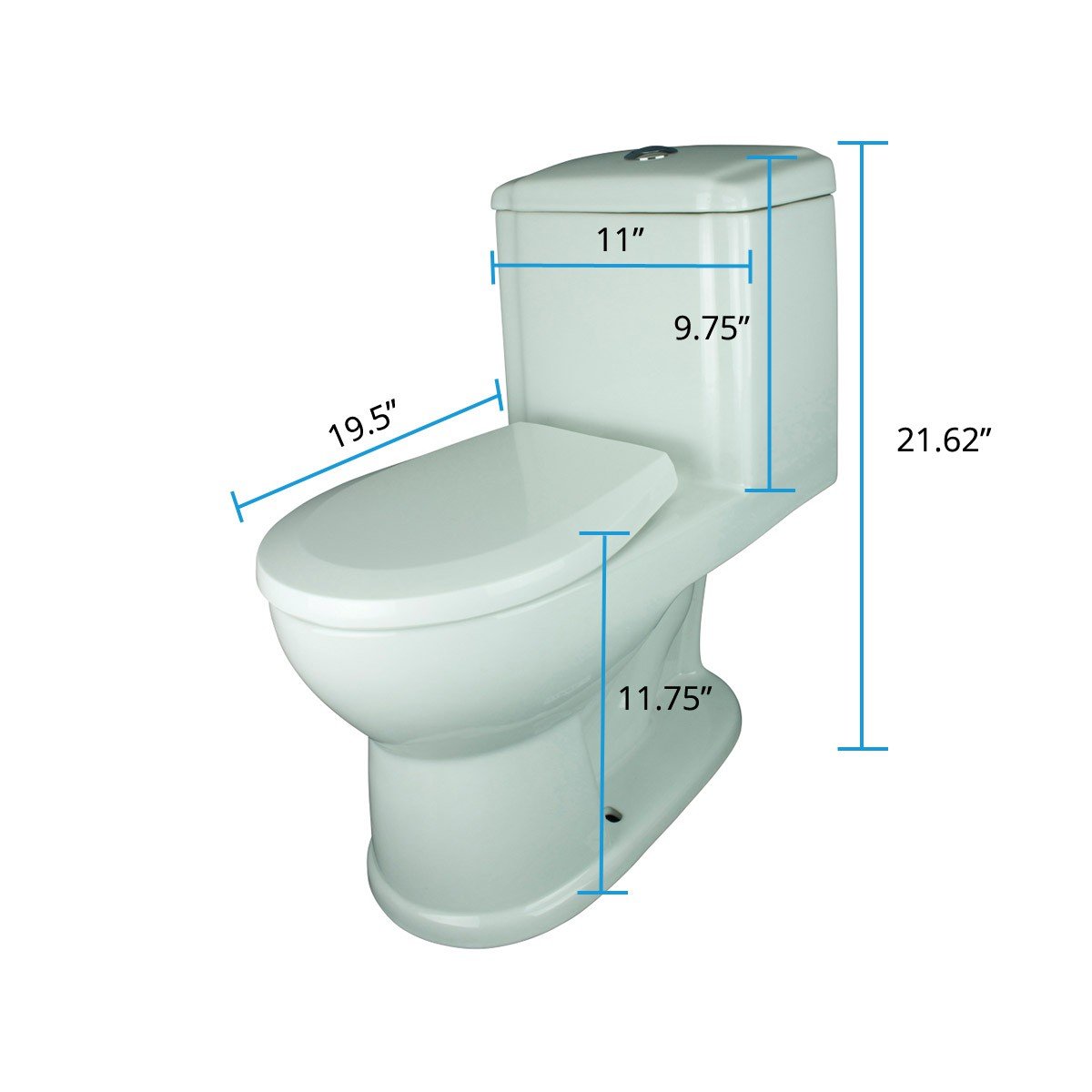 Renovators Supply Potty Training Toilet 12 In. White Ceramic Toddler Potty Training Toilet With Round Seat, Pack Of 2