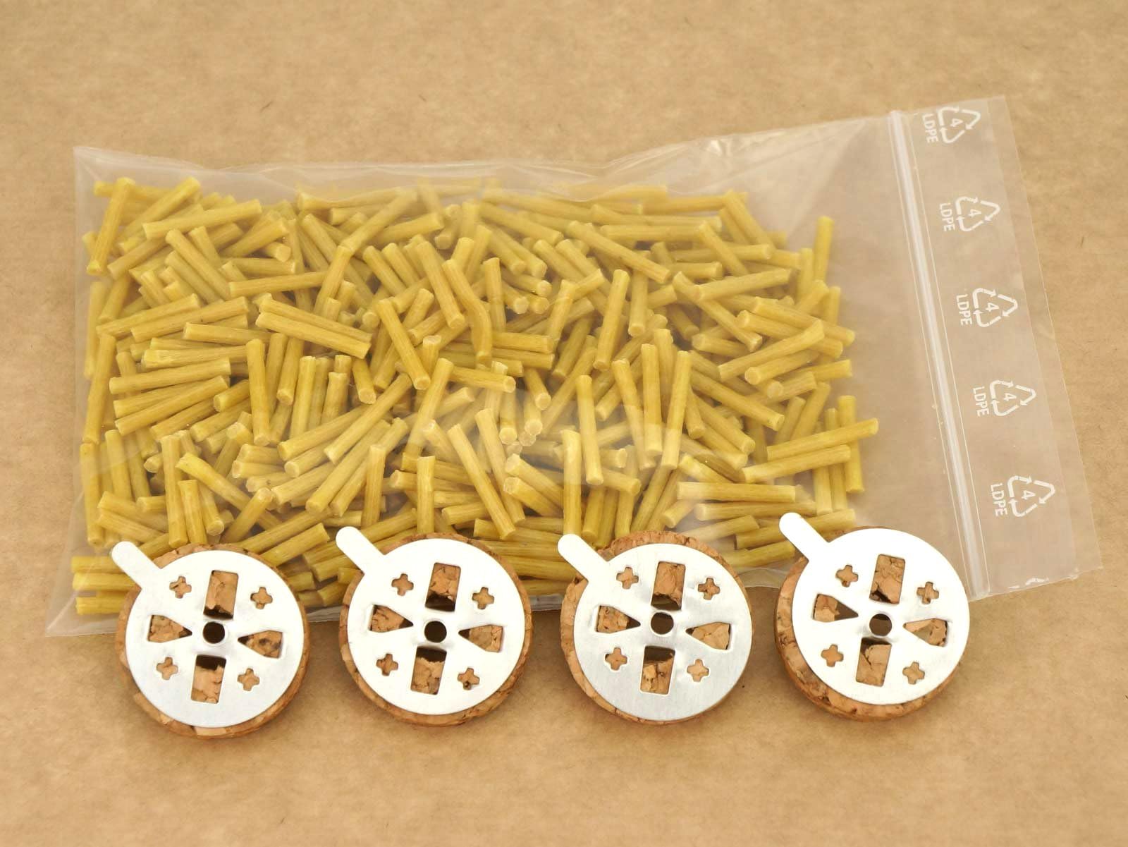 Beeswax Candle Wicks for Orthodox Vigil Oil Lamps, Floating Candles, Cork Floats, Home Altar