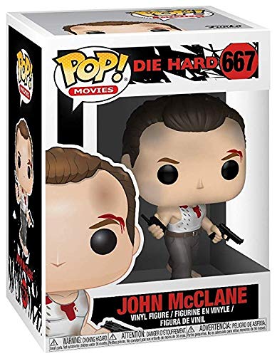 POP Die Hard - John McClane Funko Pop! Vinyl Figure (Bundled with Compatible Pop Box Protector Case), Multicolor, 3.75 inches