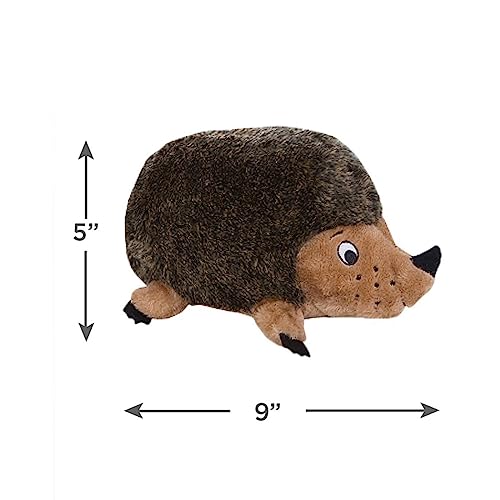 Outward Hound Hedgehogz Squeaky Dog Toy β Cuddly Soft Toy for Dogs - Durable Plush Fluffy Toy for Awesome Pets, LG, Model:32022, Brown, Medium