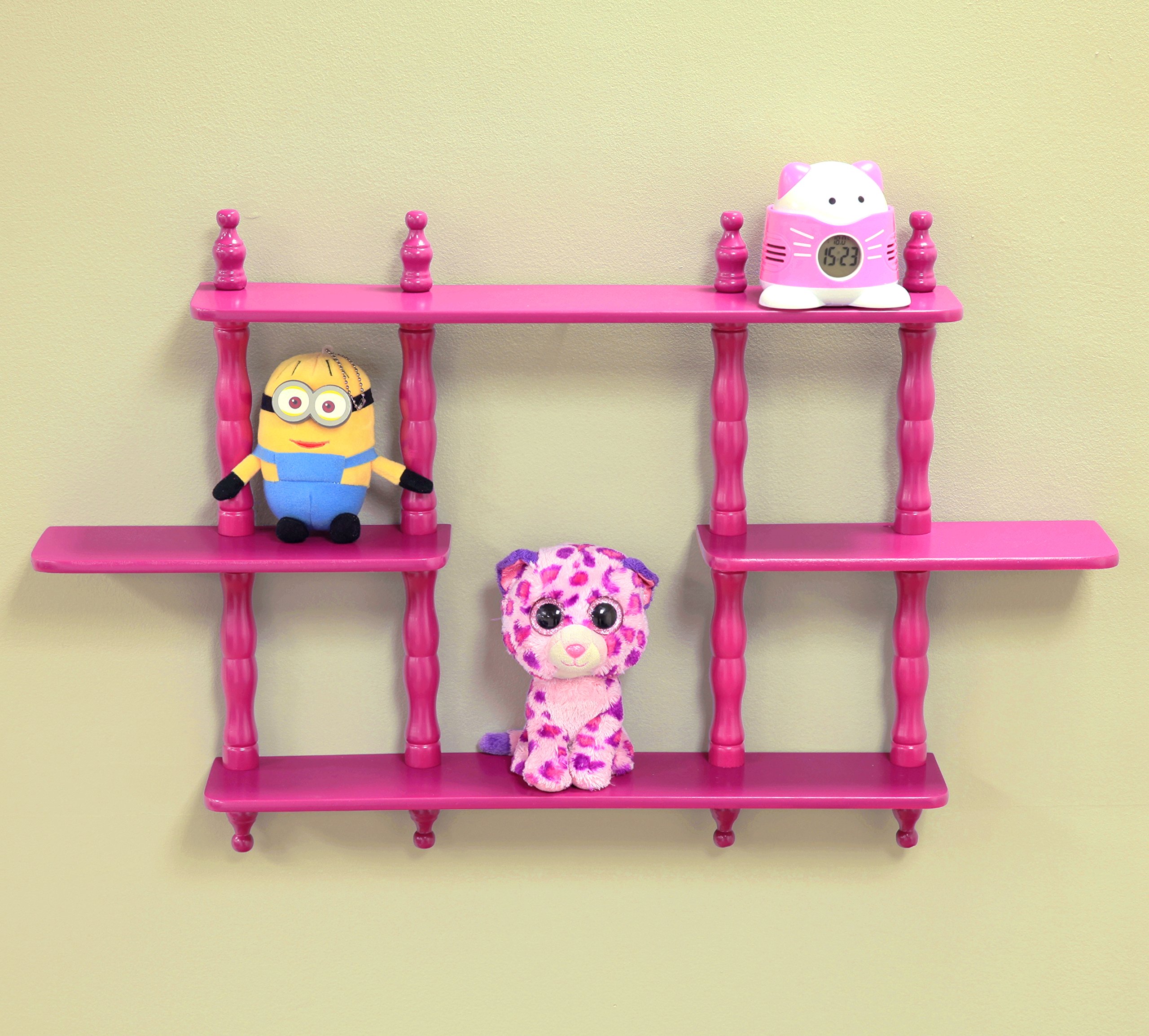 Frenchi Furniture Shelf, Purple
