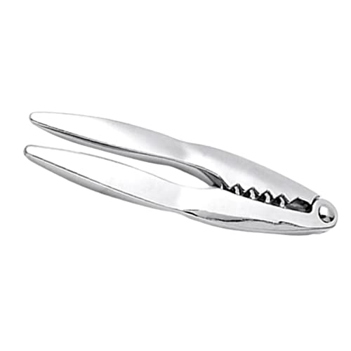 Hemoton Lobster Crackers Crab Plier Crab Leg Cracker Nut Walnut Opener Tool Stainless Steel Seafood Crackers (Silver)