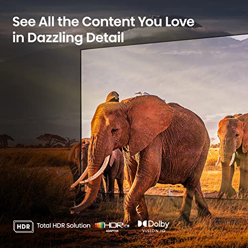 Hisense 55-Inch Class U6 Series ULED Mini-LED Google Smart TV - Quantum Dot Color, 600-Nit Dolby Vision IQ, Game Mode Plus, Hands Free Voice Control, Compatible with Alexa (55U6K, 2023 Model),Black