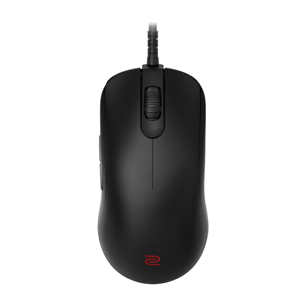 BenQ Zowie FK2-C Symmetrical Gaming Mouse | Professional Esports Performance | Driverless | Paracord Cable | Revisioned C-Features | Matte Black | Medium Size