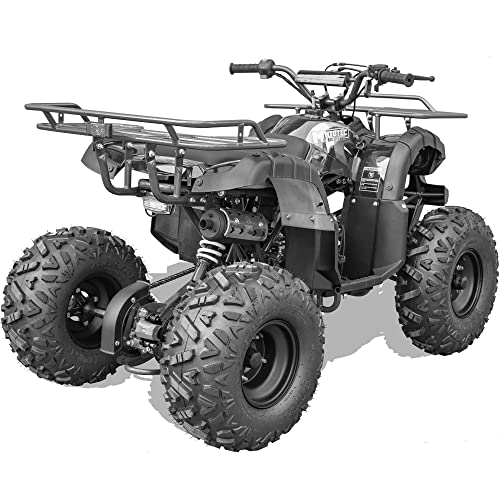 MotoTec Bull 125cc 4-Stroke Kids Gas ATV Black (MT-ATV-Bull-125cc_Black)