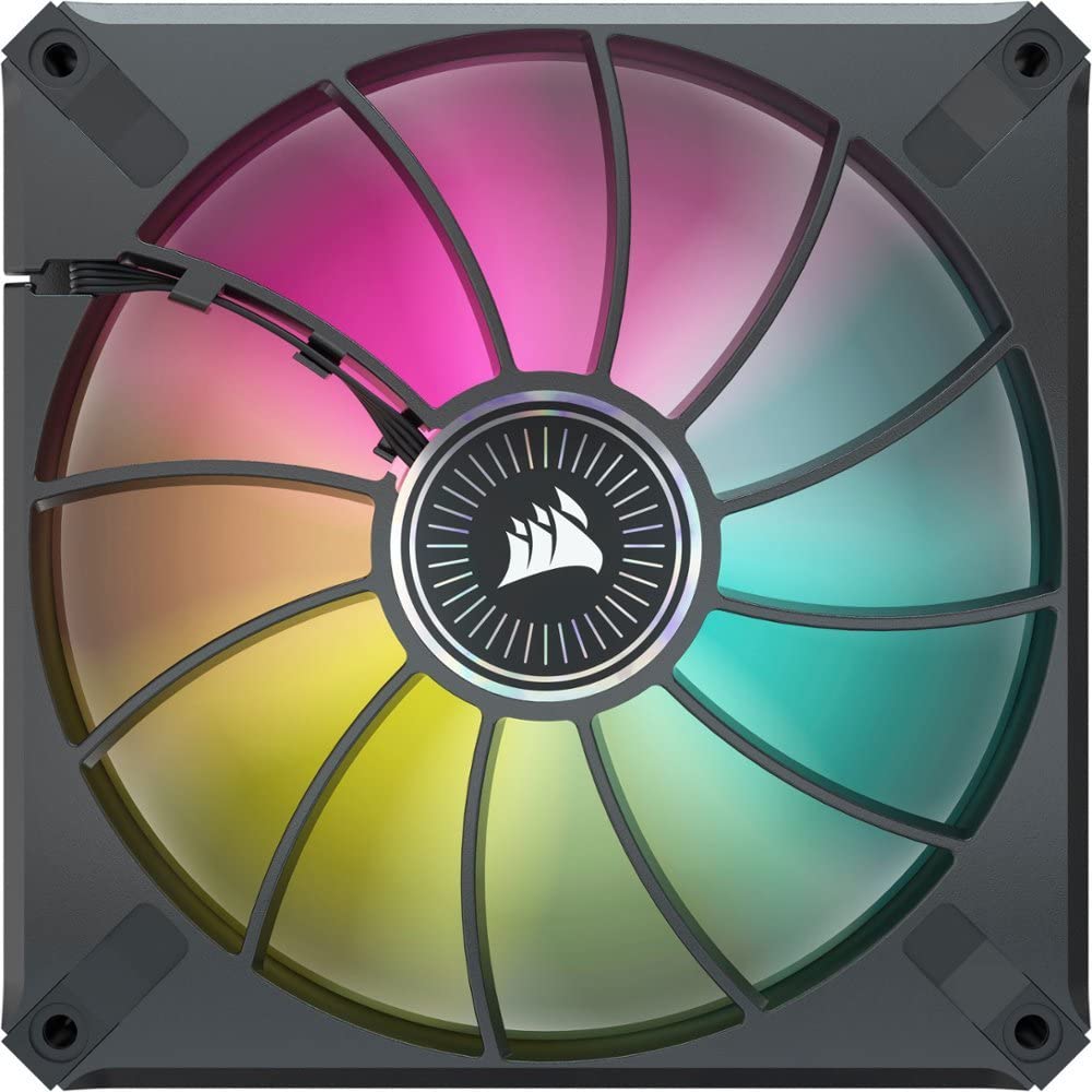 CORSAIR ML140 RGB Elite, CO-9050114-WW, 140mm Magnetic Levitation RGB Fan with AirGuide, Single Pack (Renewed)