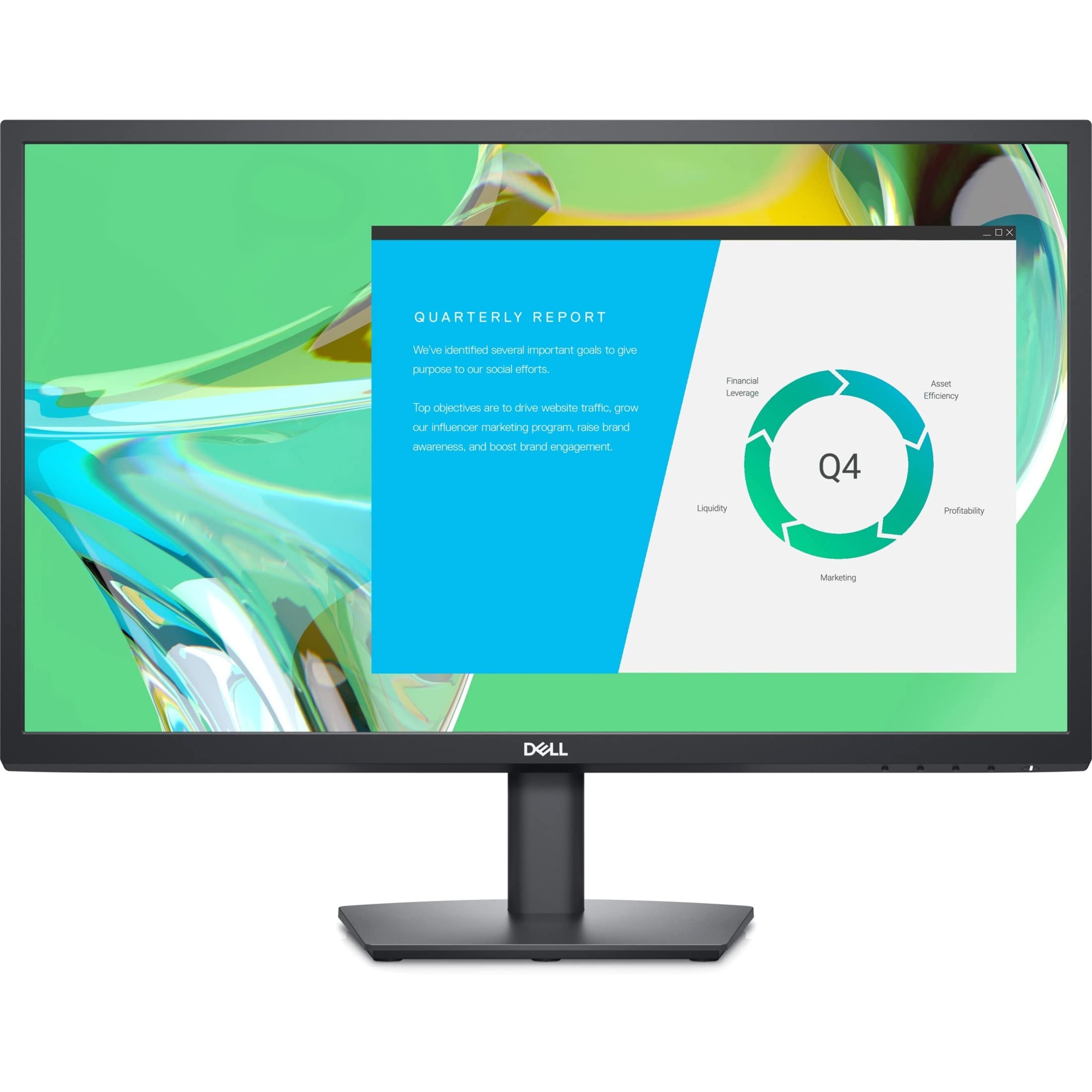 Dell E2422HN 23.8" LED LCD Monitor - 16:9 - Black