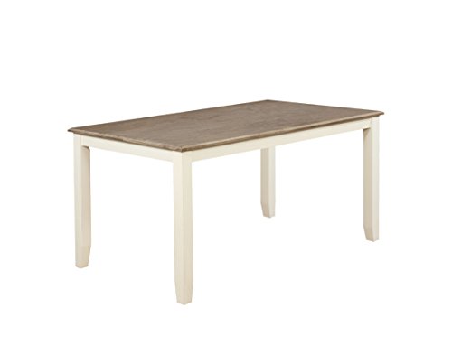 Powell Furniture Jane 5 Piece Dining Set, White