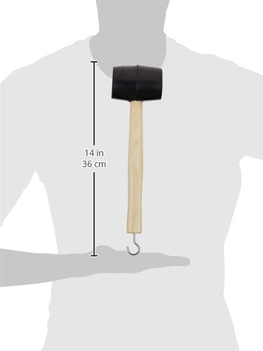 Coghlans, Rubber Mallet (9460), Alloy Steel, Black